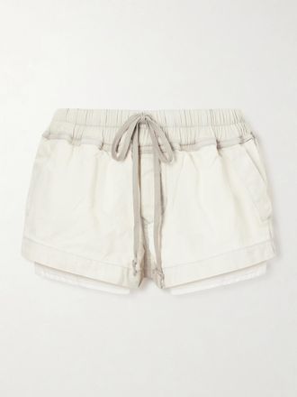 Rick Owens Short En Jean - Blanc cass&eacute;