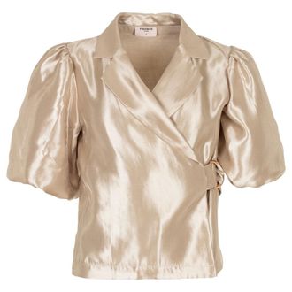 Freebird by Steven Femme, Blouses et Chemises, Jaune, Taille: 40 FR Goud Brightly Blouse