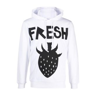 Comme Des Gar&ccedil;ons Pull en Tricot &Eacute;l&eacute;gant pour Homme - Homme - Sweatshirts et sweats &agrave; capuche - Blanc - Taille: M