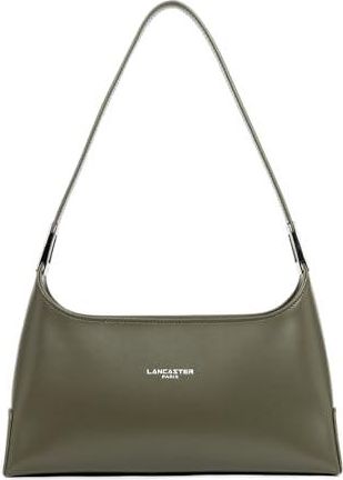 Lancaster | Suave Ace - Sac à Main Refente de Cuir de Vachette Lisse Kaki fumé