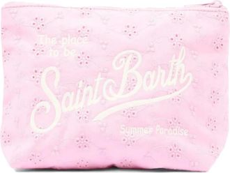 MC2 Saint Barth Femme, Sacs, Rose, Taille: ONE Size Aline Sangallo Cotton Clutch Bag