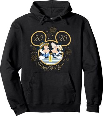 Disney Mickey & Minnie Happy New Year 2026 Cruise Vacation Pullover Hoodie