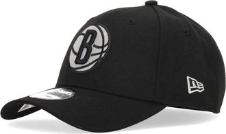 New Era 9forty Curved Visor Cap - - Accessories - Herren - Schwarzk - ONE SIZE