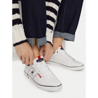 Beverly Hills Polo Club Sneakers aus Stoff Beverly Hills Polo Club CEO- JULIO-01 VSS Wei&szlig;