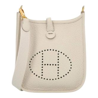 Herm&egrave;s Pre-owned Mini Evelyne Crossbody Bag - - Pre-owned - Damen - Beige - ONE SIZE