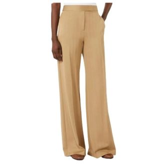 Max Mara Femme, Pantalons, Beige, Taille: 36 FR Pantalon Max Mara