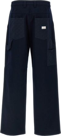 Gucci Incrocio GG Trousers - navy