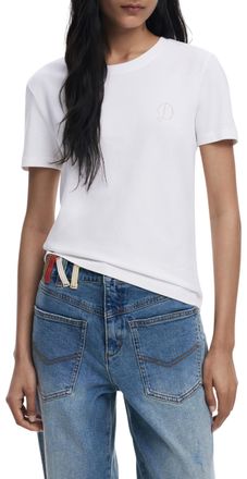 Desigual Damen 25wwtk07 Bluse, Wei&szlig;, M EU