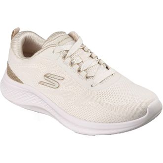 Skechers Skech-Lite Pro 2.0 Polyester Damen Sneaker Natur/Gold