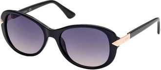 Guess Lunettes de soleil papillon - Femme - Accessoires - Noir - Taille: 56 MM