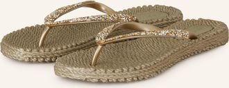 Ilse Jacobsen Ilse Jacobsen Zehentrenner cheerful03g Mit Schmucksteinen gold