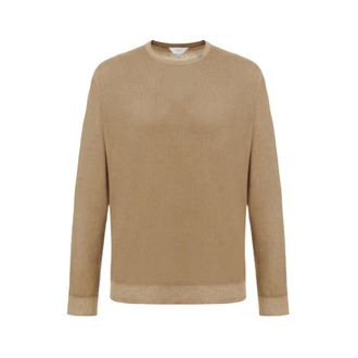 Malo Homme, Pulls, Beige, Taille: L Girocollo m/l basico