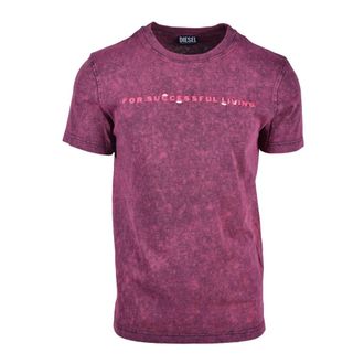 Diesel Homme, Tops, Rouge, Taille: L T-shirt en coton