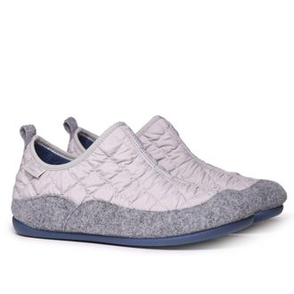 Toni Pons Damen-Hausschuh aus Filz und Stoff - MARE-UM - Perlwei&szlig;a, 39 EU