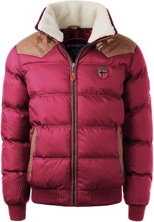 Geographical Norway Abraham Herren Winterjacke Jacke Steppjacke Stepp Gr. S-5XL (Darkred, 3XL)
