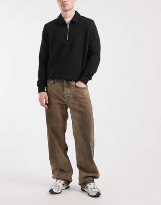 Tommy Jeans Jaimie - Jean droit d&eacute;contract&eacute; - Beige-Neutre