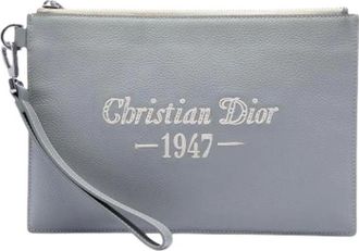 Dior Pre-owned Vintage Clutch - Femme - Pre-owned - Gris - Taille: ONE Size