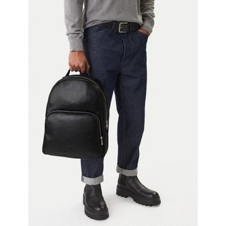Calvin Klein Rucksack Calvin Klein Webbing Strap Round Backpack LV04D3282G Schwarz