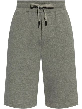 Dolce & Gabbana Joggingshorts mit Logo-Schild - Grau