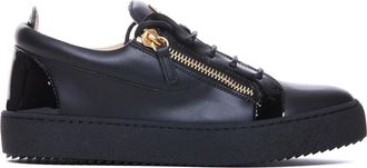 Giuseppe Zanotti Homme, Chaussures, Noir, Taille: 42 EU Baskets Noires avec Tableau des Tailles IT