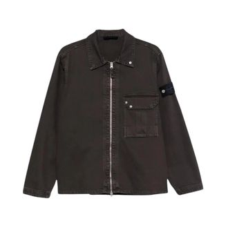 Stone Island Overshirt - - Jackets - Herren - Braun - L