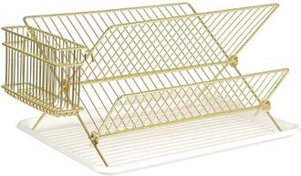 Present Time Pt, &Eacute;gouttoir en m&eacute;tal dor&eacute;, 36,5x29,5x23,5cm