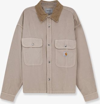 Carhartt Work in Progress Prescott canvas jacket with front logo patch - CARHARTT WIP - gender_Man