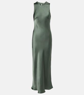 Asceno Maxikleid Tallin aus Seide