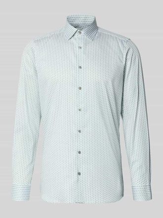 Olymp Level 5 Slim Fit Business-Hemd aus Baumwolle mit Kentkragen