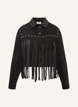 Mavi Mavi Jeansjacke Jenna Mit Nieten schwarz