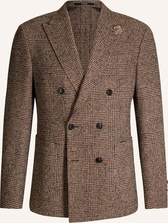 Joop Doppelreiher-Sakko Slim Fit braun