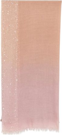 Faliero Sarti New Dania Sequin-embellished Frayed Scarf