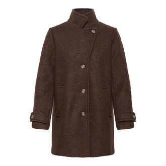 Ichi Ichi - Manteau droit - Femme - Manteaux - Brun - Taille: 44 FR
