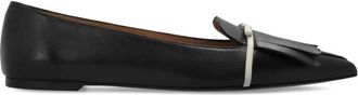 Ferragamo Ballerinas aus Leder - - Shoes - Damen - Schwarzk - 38 EU