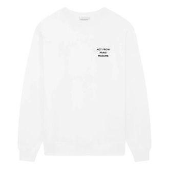 Dr&ocirc;le de Monsieur Le Sweatshirt Slogan - - Sweatshirts & Hoodies - Herren - Wei&szlig; - M