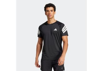 adidas Performance T-Shirt ICON 3-STREIFEN schmale Passform, mit CLIMACOOL Technologie