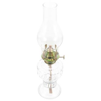 Valiclud Vintage Petroleumlampe aus Glas Tisch &Ouml;llampe mit Windfestem Lampenschirm 150-250 ml Stimmungsvolle Beleuchtung f&uuml;r Wohnzimmer und Party