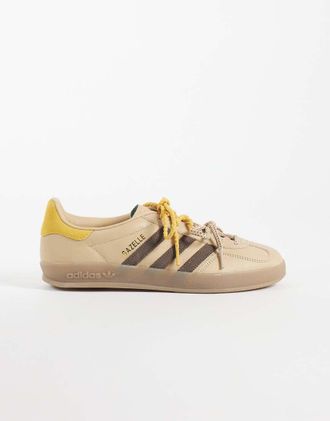 adidas Originals Gazelle - Baskets avec double lacet - Beige-Neutre