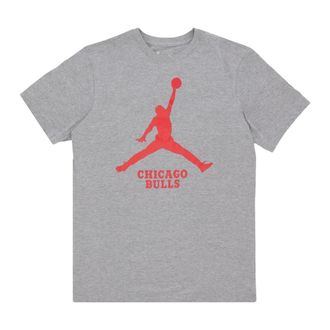 Nike Jordan Homme, Tops, Gris, Taille: 2XL Chicago Bulls Tee Essential Gris