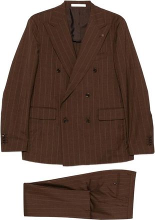Tagliatore Homme, Costumes, Brun, Taille: L Single Breasted Suit