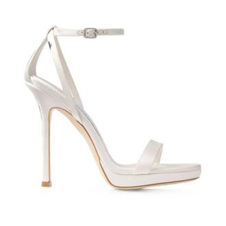 Jimmy Choo London Femme, Chaussures, Blanc, Taille: 37 1/2 EU Moza Platform 120