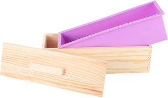 Luxshiny Holztoastform 1200 ml Rechteckige Kastenform mit Leicht zu Reinigendem Griff f&uuml;r Haushaltsbacken und Brotgenuss