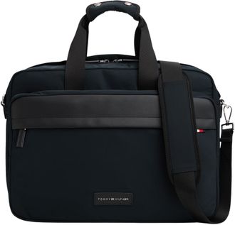 Tommy Hilfiger TH NYLON WORKBAG AM0AM13619 Herren Computertasche, Schwarz (Schwarz), Einheitsgr&ouml;&szlig;e, Schwarz (Schwarz), One Size