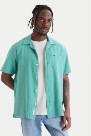 Tommy Jeans Hemd DM0DM23058 Gr&uuml;n Regular Fit