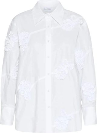 Marella Femme, Blouses et Chemises, Blanc, Taille: 38 FR Comune Shirt