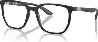 Ray-Ban Rb7235 Optics Sand Schwarz Fassung Klar Glas Polarisiert 53-19