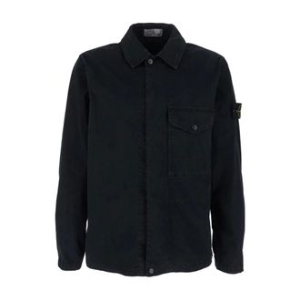 Stone Island Herren, Shirts, Schwarzk, LGr&ouml;&szlig;e