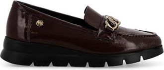 Melluso Mocassin en Cuir Verni pour Femme avec Bordure 055001z 39