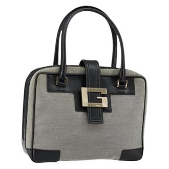 Gucci Pre-owned Canvas Handtasche - - Pre-owned - Damen - Grau - ONE SIZE