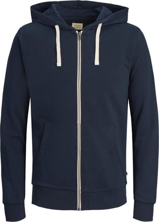 Jack & Jones Herren JJEHOLMEN Sweat Zip Hood, Navy Blazer, 3XL